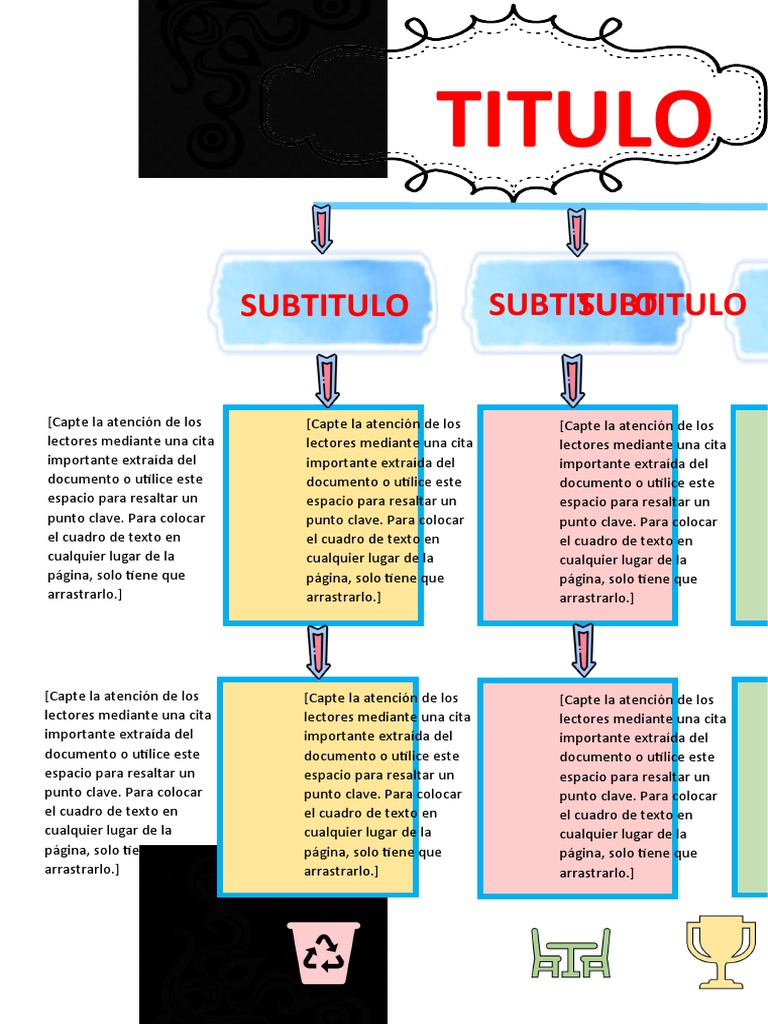 Plantilla de Mapa Conceptual 4 - DBri | PDF