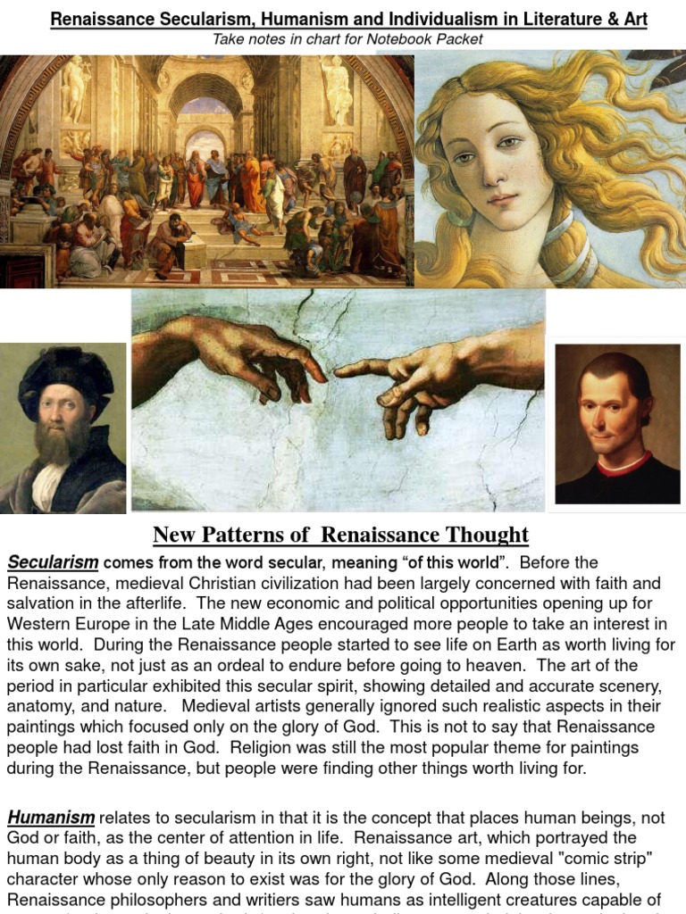 Renaissance Art Literature | PDF | Philosophy | Art