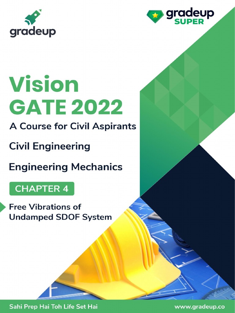 Chapter 4 Free Vibrations of Undamped Sdof System 35 | PDF | Damping | Mechanics