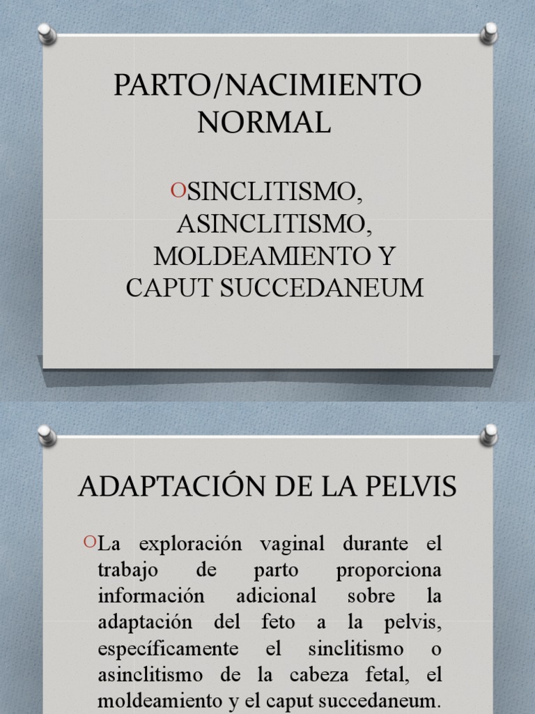 Sinclitismo y Asinclitismo en Parto | PDF | Cráneo | Pelvis
