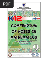 Math 9 Quarter 4 Reviewer | PDF