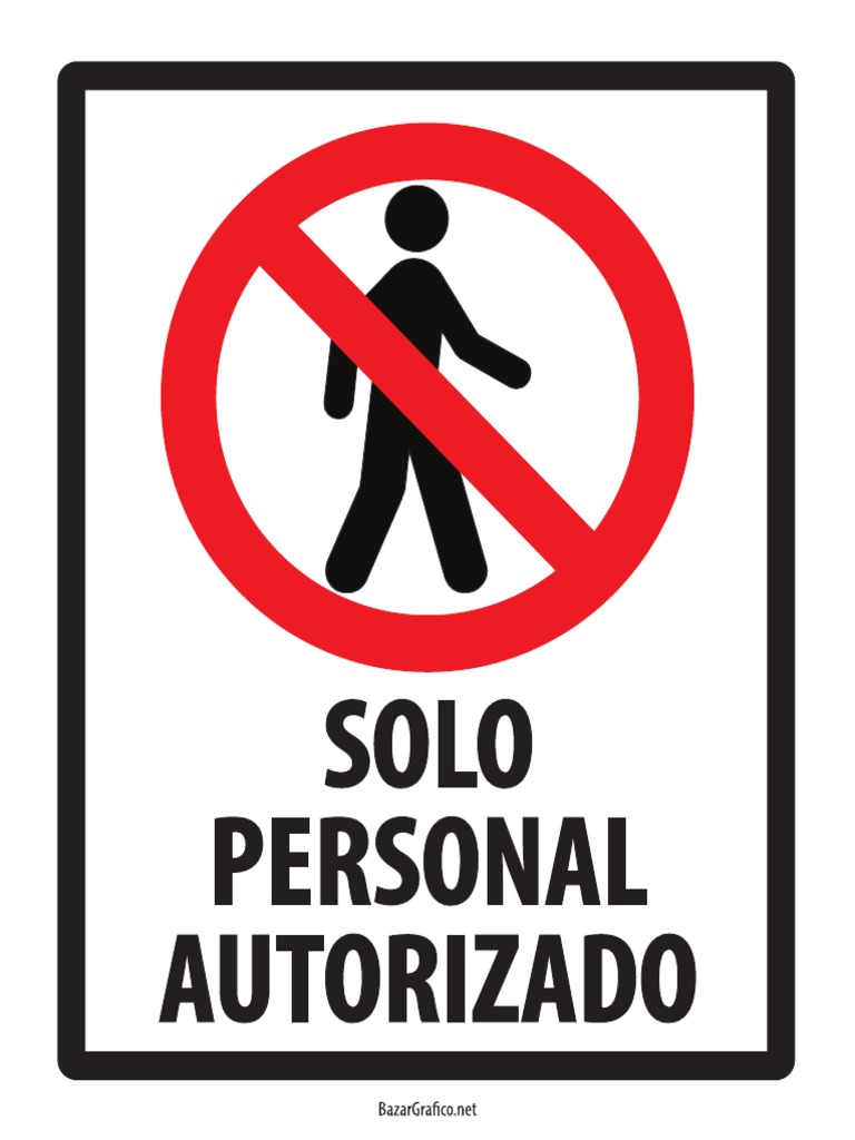 Solo Personal Autorizado para Imprimir 3 | PDF