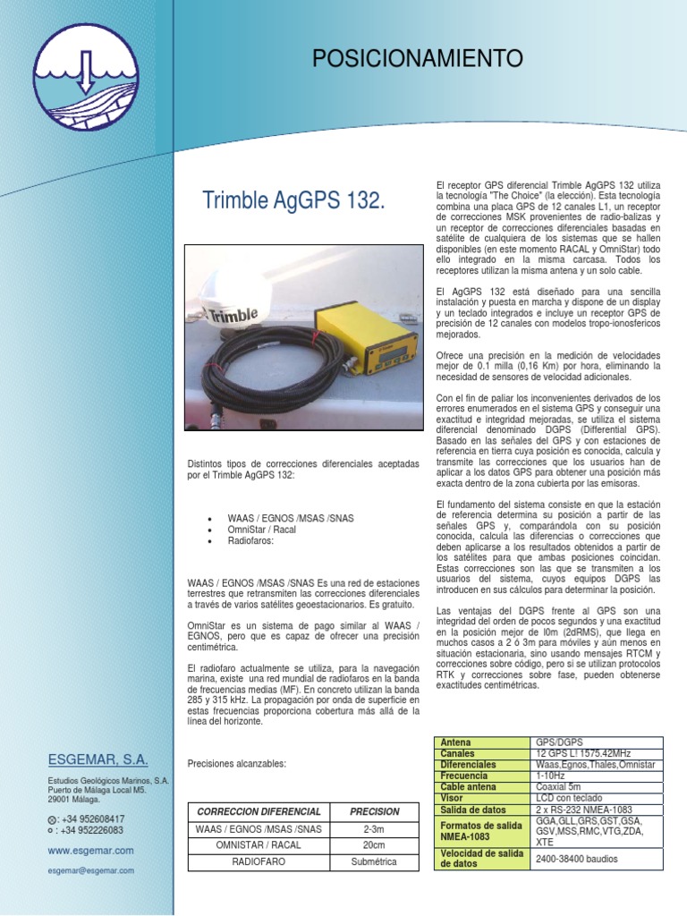 Trimble Ag132 | PDF | Sistema de Posicionamiento Global ...