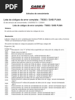 Códigos de Error Case IH y New Holland | PDF | Relé | Electricidad