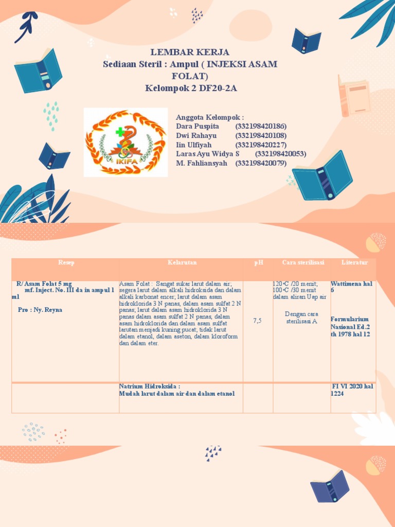 Asam Folat Injeksi | PDF