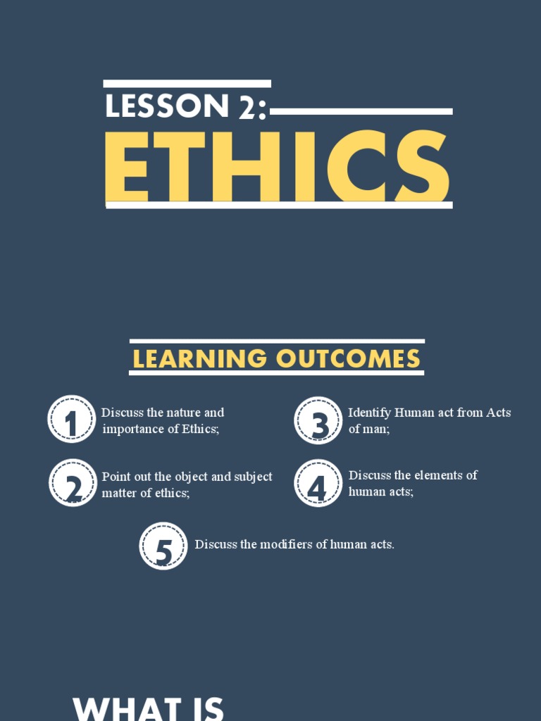 Lesson 2 | PDF | Science | Morality