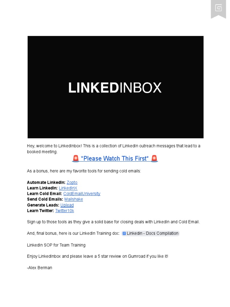 The LinkedIn Box | PDF | Linked In | Digital Marketing