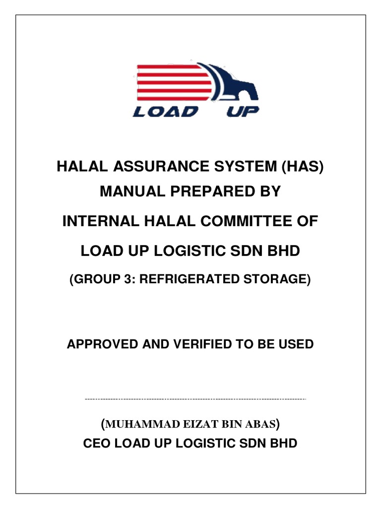 HAS Manual Group 3 | PDF | Logistics | Foods