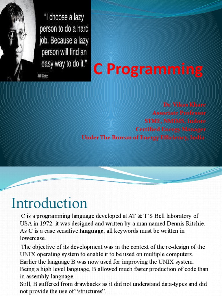 C Programming Lecture 1 Pdf Computer Programming Debugging 8983