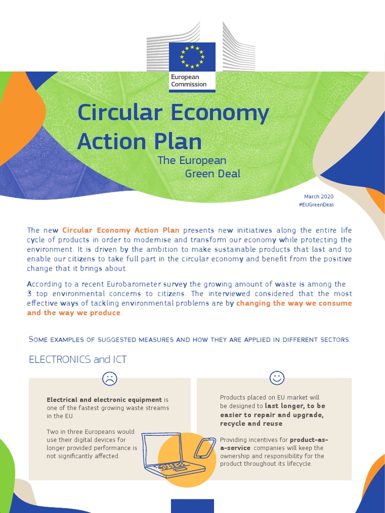 Circular Economy Action Plan: The European Green Deal | PDF | Recycling ...