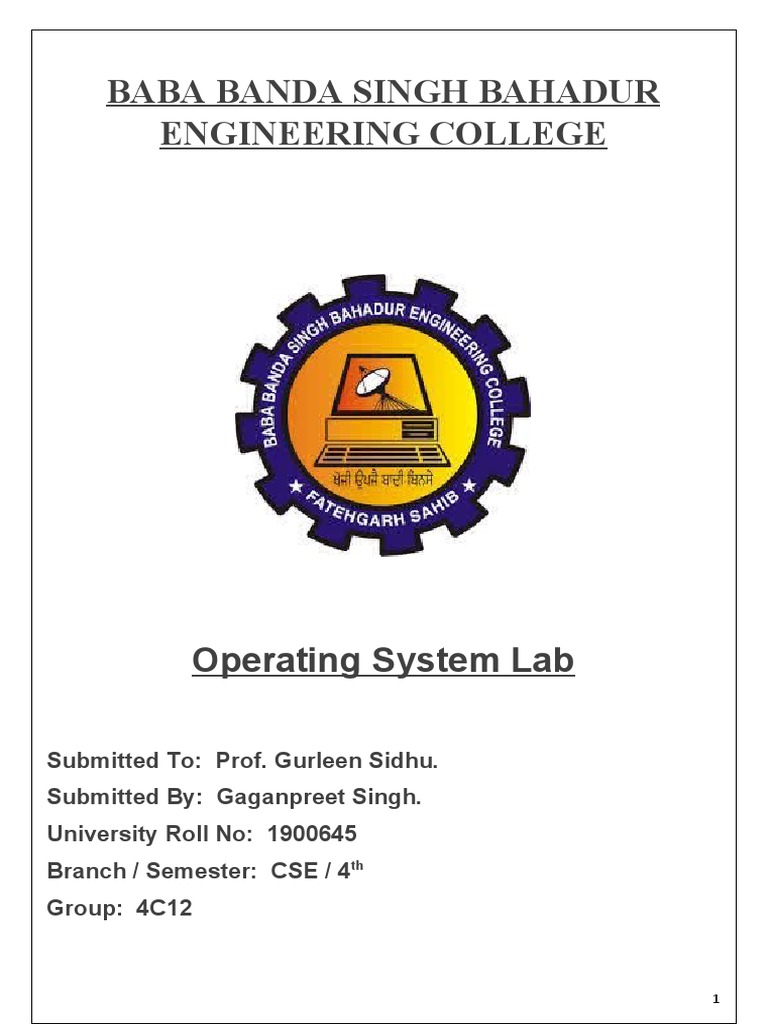 OS Practical File | PDF | Installation (Computer Programs) | Mac Os