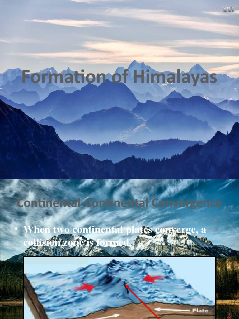 Formation of the Himalayas: Convergence | PDF