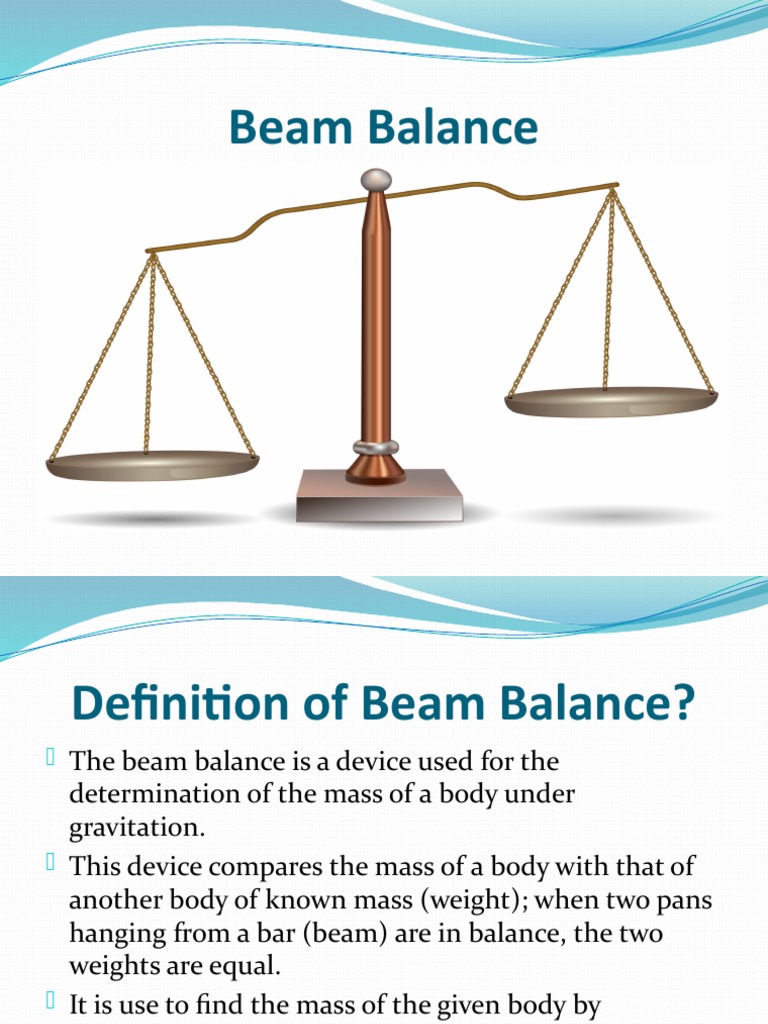 How To Read A Balance Beam Scale