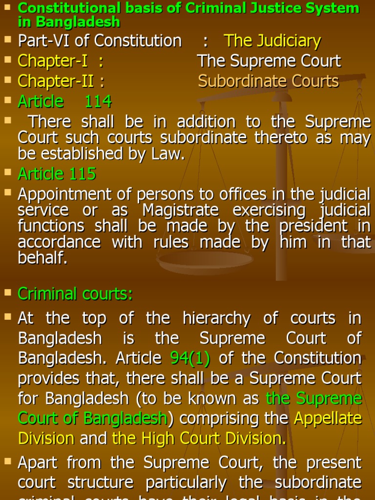Subordinate Courts: The Judiciary Chapter-I: Chapter-II | PDF | Magistrate | Supreme Courts