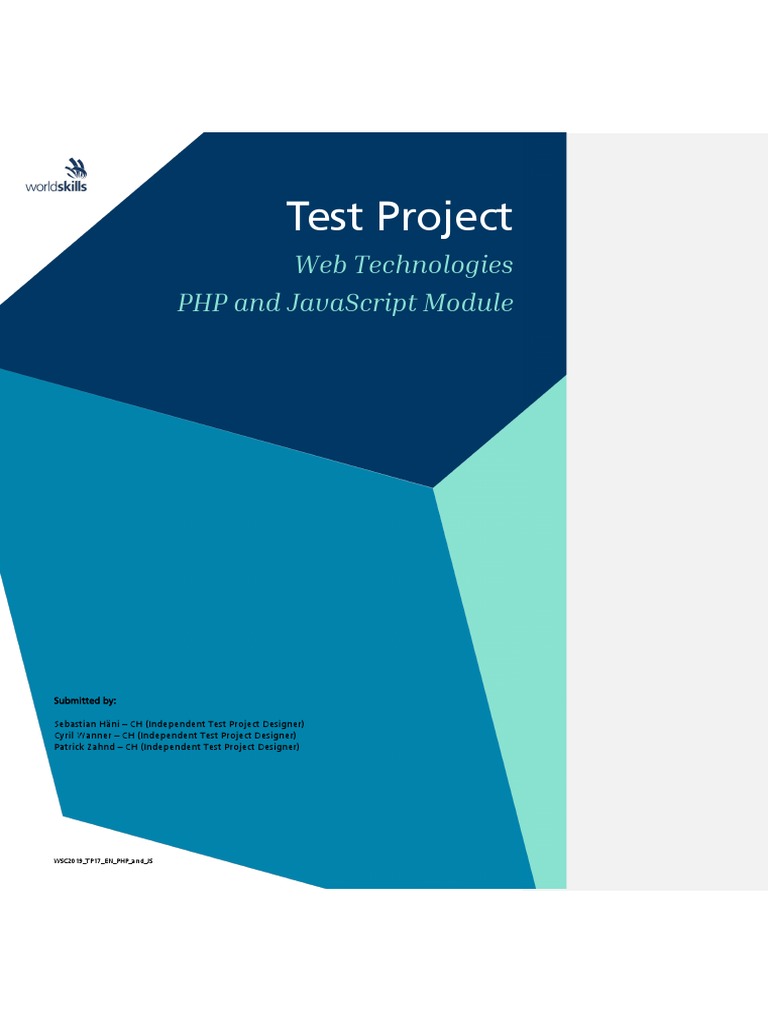 Test Project: Web Technologies PHP and Javascript Module | Download ...