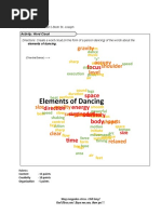 Baste 2 The-Elements-Of-Dance-Worksheet | PDF | Dances | Rhythm