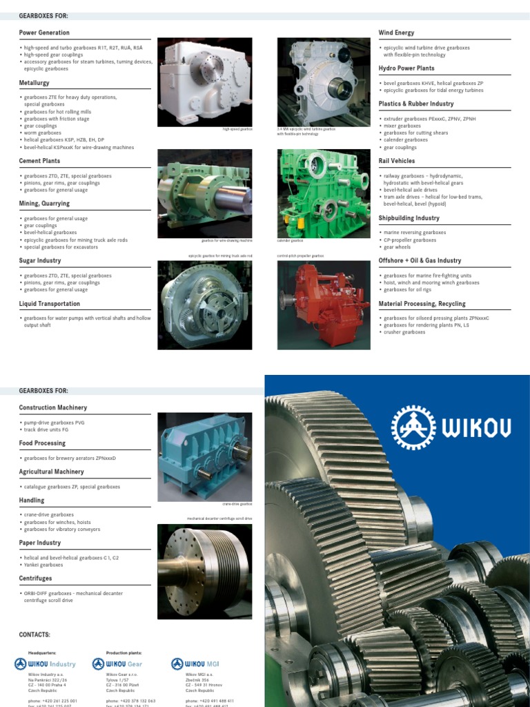 Wikov Gearbox Pdf Transmission Mechanics Gear