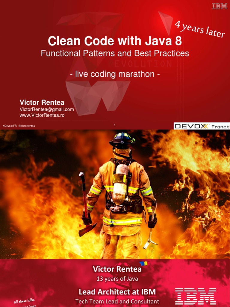 Clean Code With Java 8: Functional Patterns and Best Practices - Live Coding Marathon | Download ...
