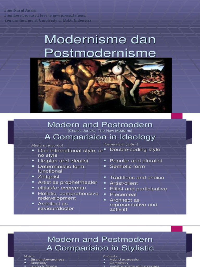 Modernisme Dan Post Modernisme | PDF