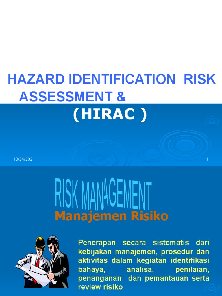 Prinsip Dasar K3 & Hira | PDF