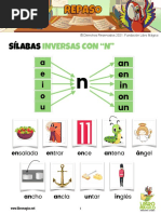 100 Ejemplos de Palabras Con An, En, In, On, Un | PDF
