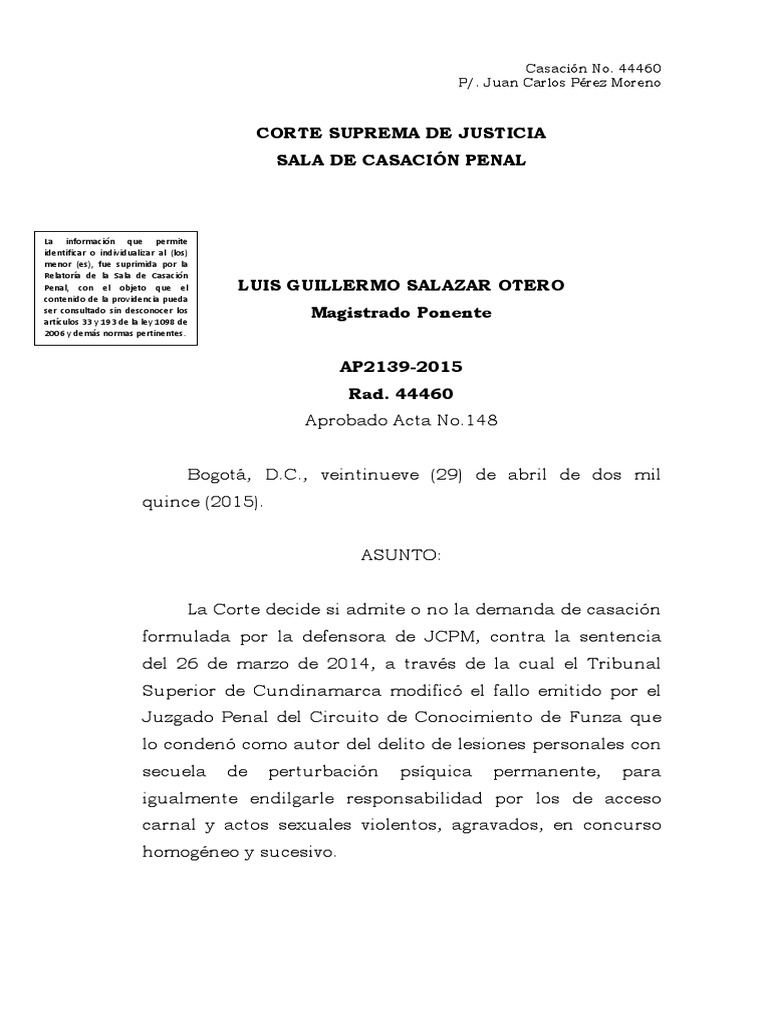 Ap2139 2015 (44460) | PDF | Ley procesal | Procedimiento Criminal