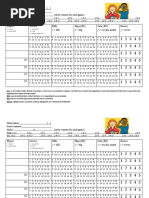 Beep Recording Sheet | PDF