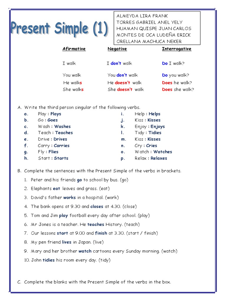 PRESENT-SIMPLE-Collaborative-task CIVIL 02-B1 - GRUPO 2 | PDF ...