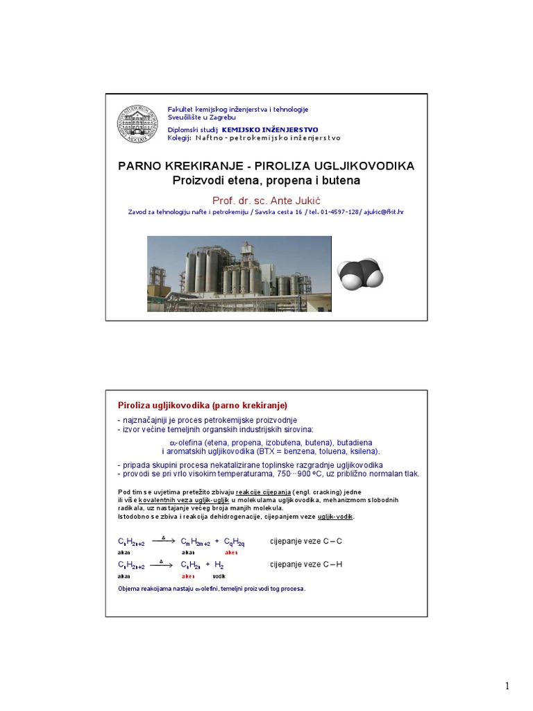 Piroliza Ugljikovodika | PDF