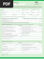 DD 2813 - Dental Exam Form | PDF | Periodontology | Dentistry