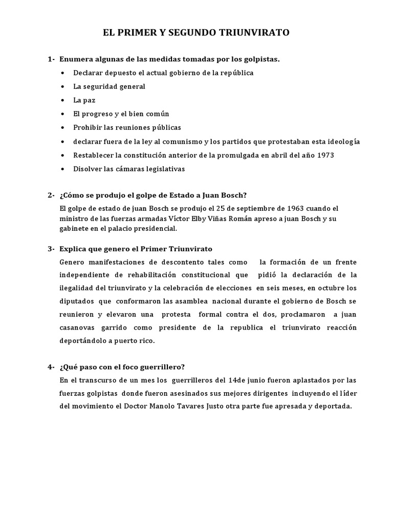 El Primer y Segundo Triunvirato | Descargar gratis PDF | Gobierno