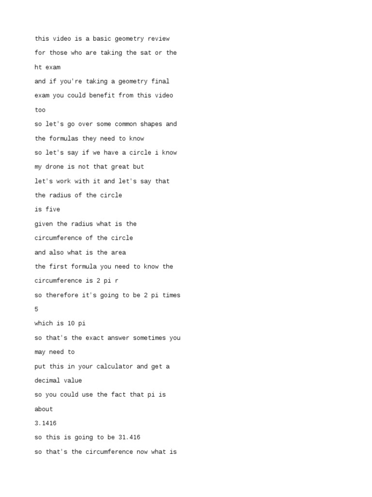 (English (Auto-Generated) ) Geometry Introduction - Basic Overview ...