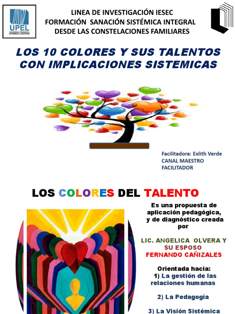 Colores Del Talento Presentación | PDF | Amor