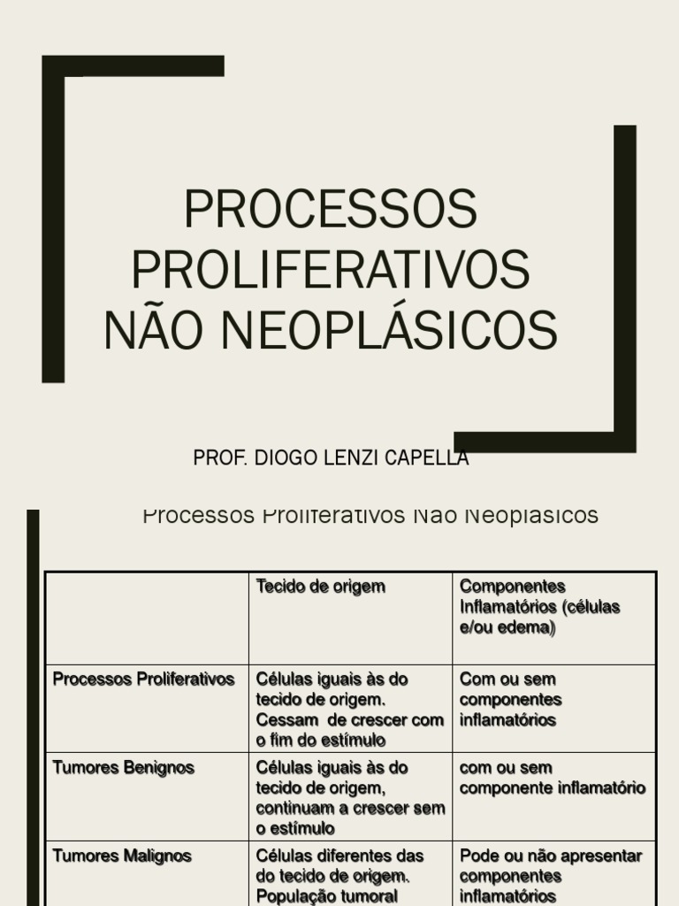 Proce Prolifer Nneo | PDF | Medicina Clínica | Doenças e distúrbios
