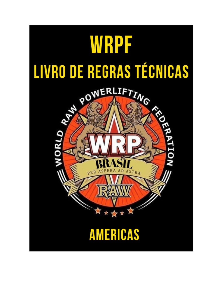 Regras e Procedimentos para Competições de Powerlifting da World Raw ...