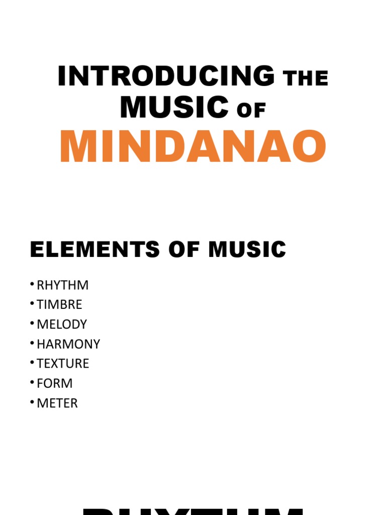 Introducing The Music of Mindanao | PDF | Mindanao | Southeast Asia