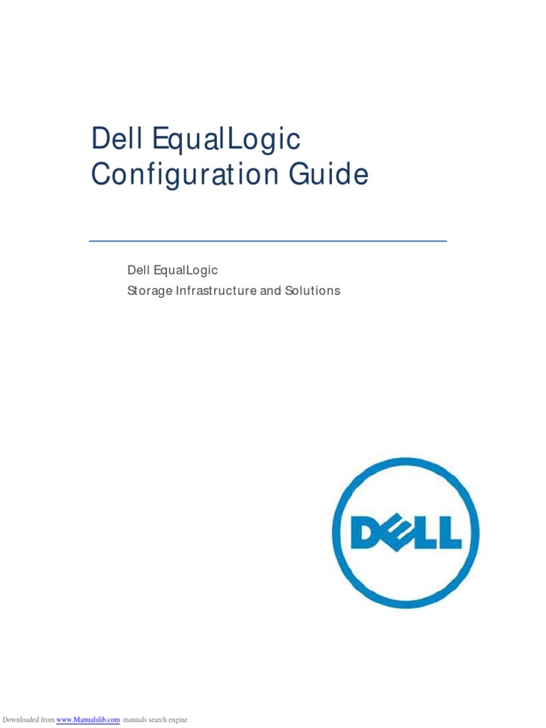 Dell Equallogic Configuration Guide | PDF | Computer Data Storage ...