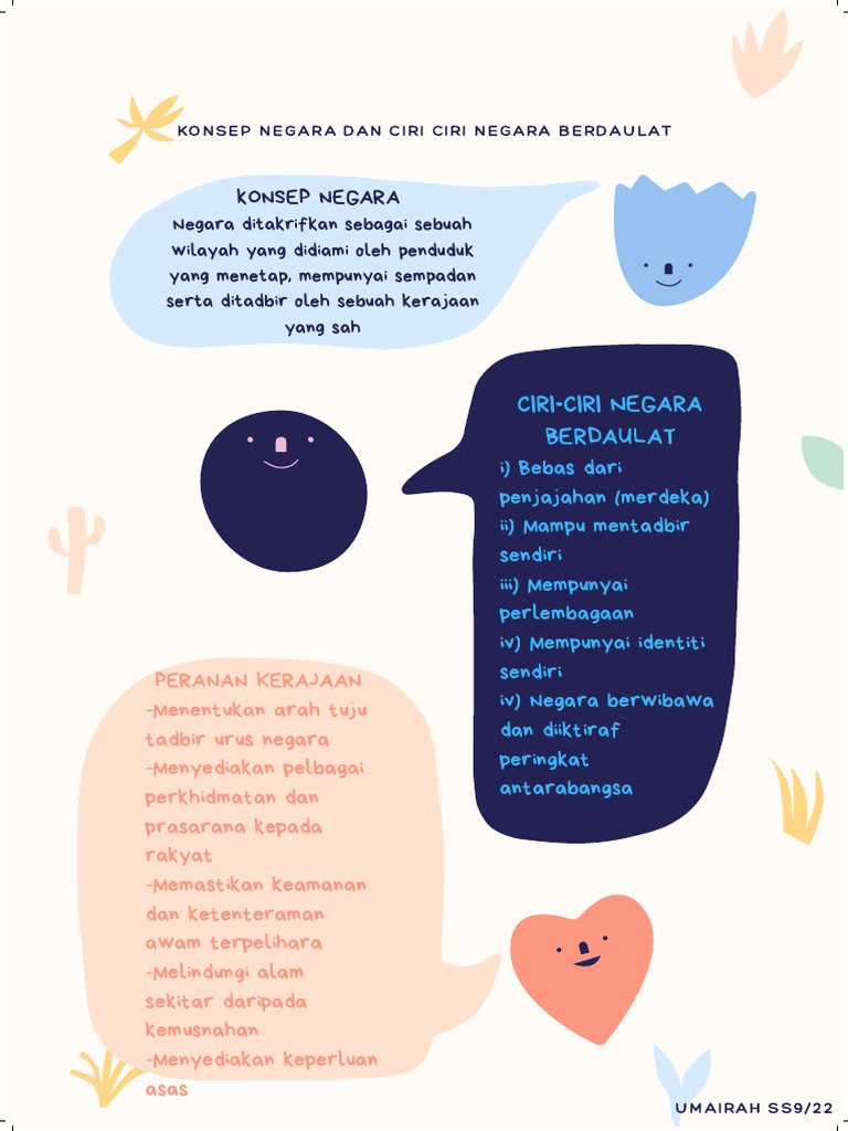 Konsep Negara Dan Ciri Ciri Negara Berdaulat | PDF