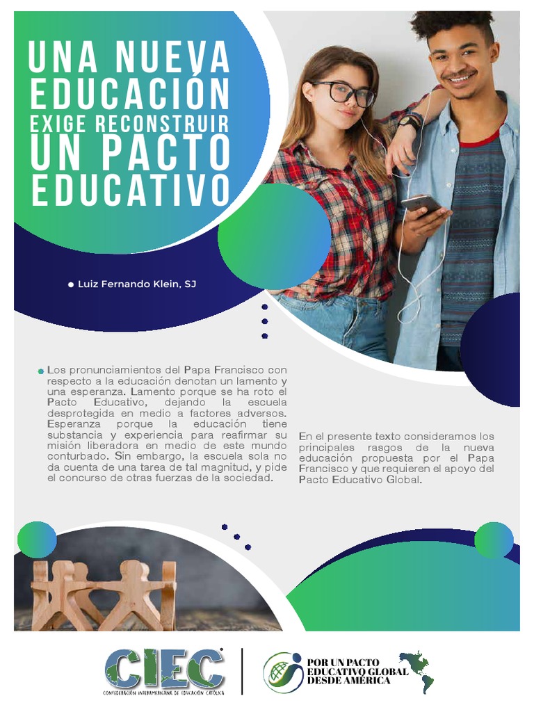 Nueva Educ Exige Pacto Educ CIEC | PDF | Plan de estudios | Papa Francisco
