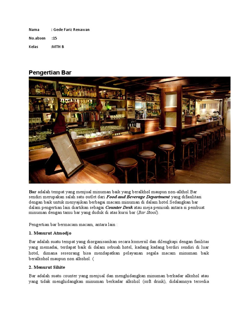 PENGERTIAN BAR | PDF