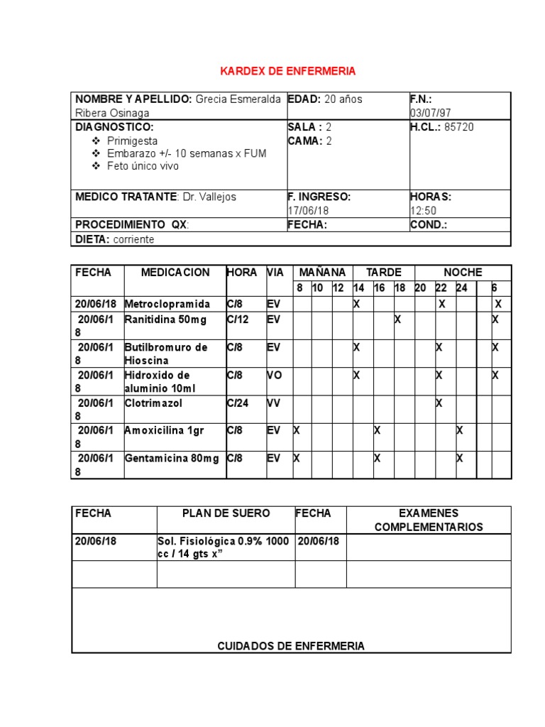 Kardex y Laboratorios | PDF | Especialidades Medicas | Enfermedades y trastornos