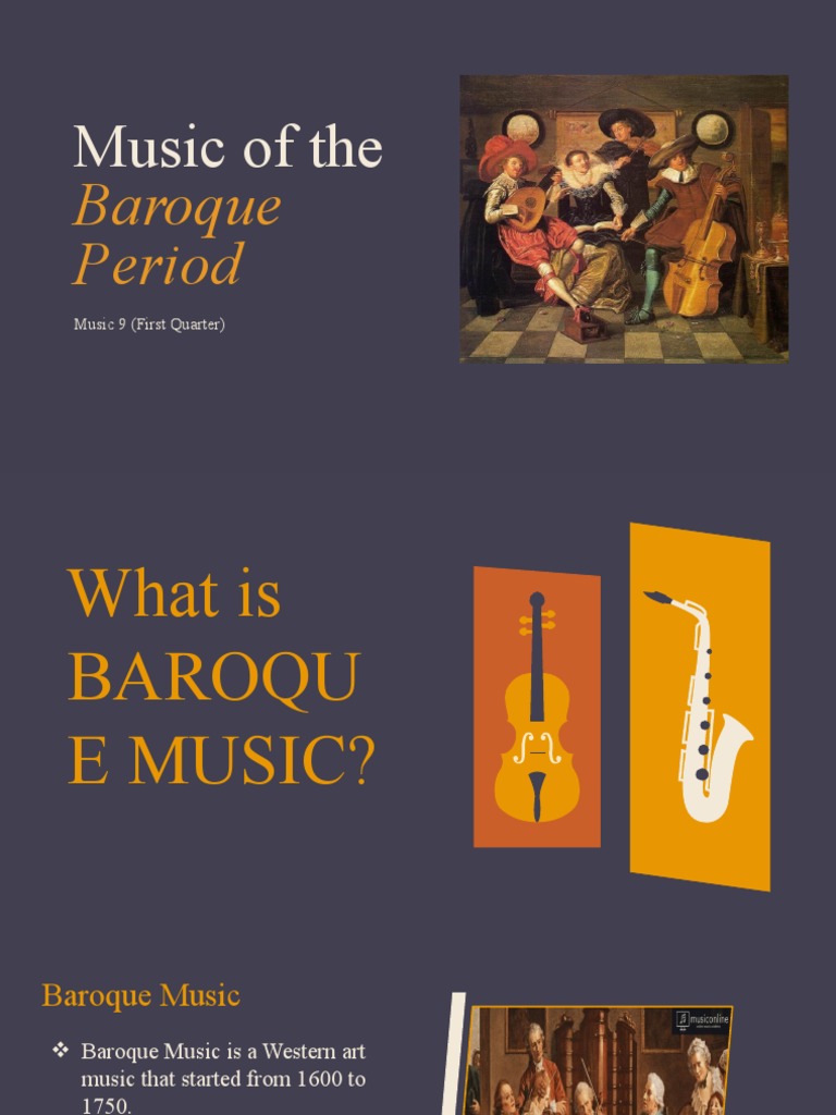 Music of The Baroque Period | PDF | Planets | Baroque Music
