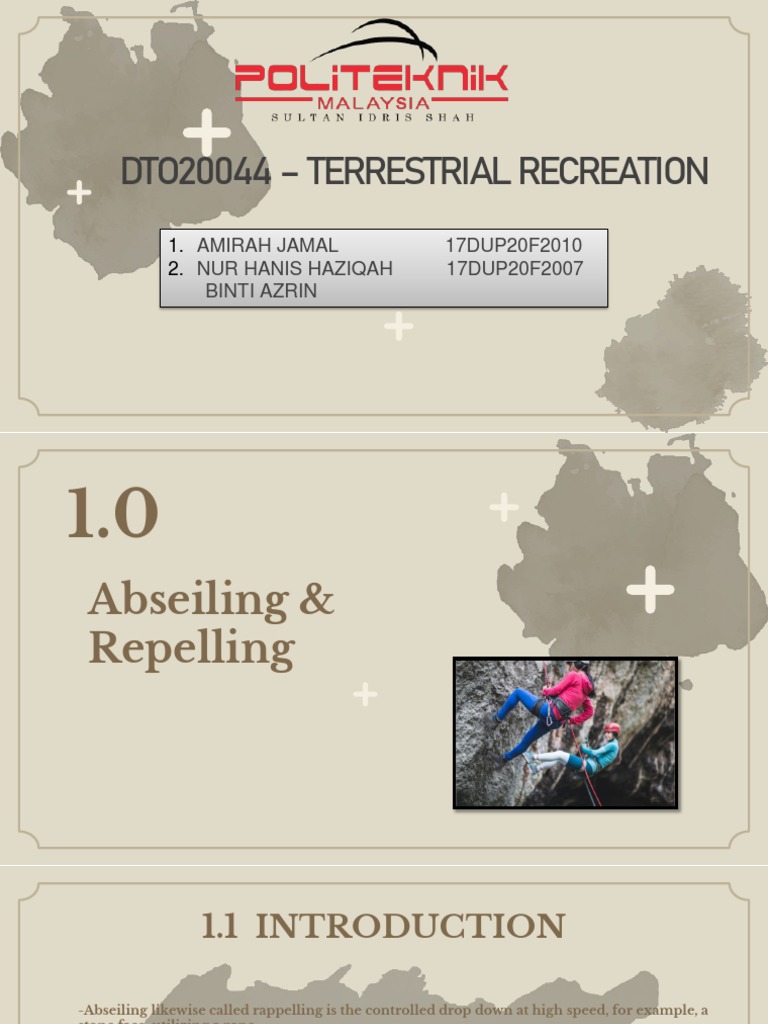 Abseiling and Rappelling | PDF | Mountaineering | Adventure Travel