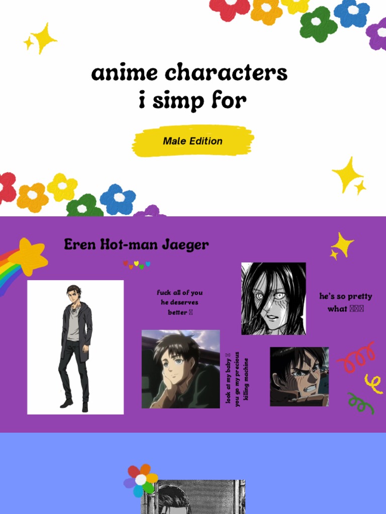 Anime Characters I Simp For | PDF
