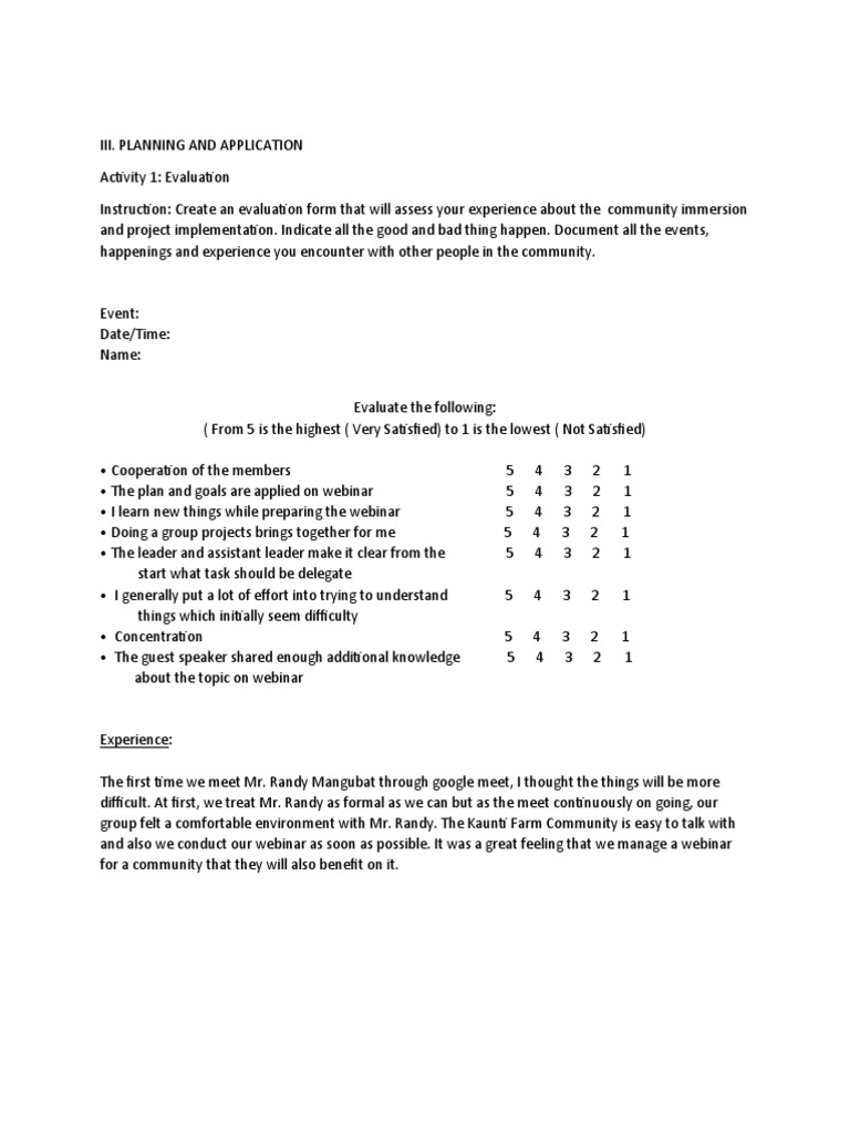Module 4 LLL Planning and Application Activity 1 Answer | PDF | Career ...