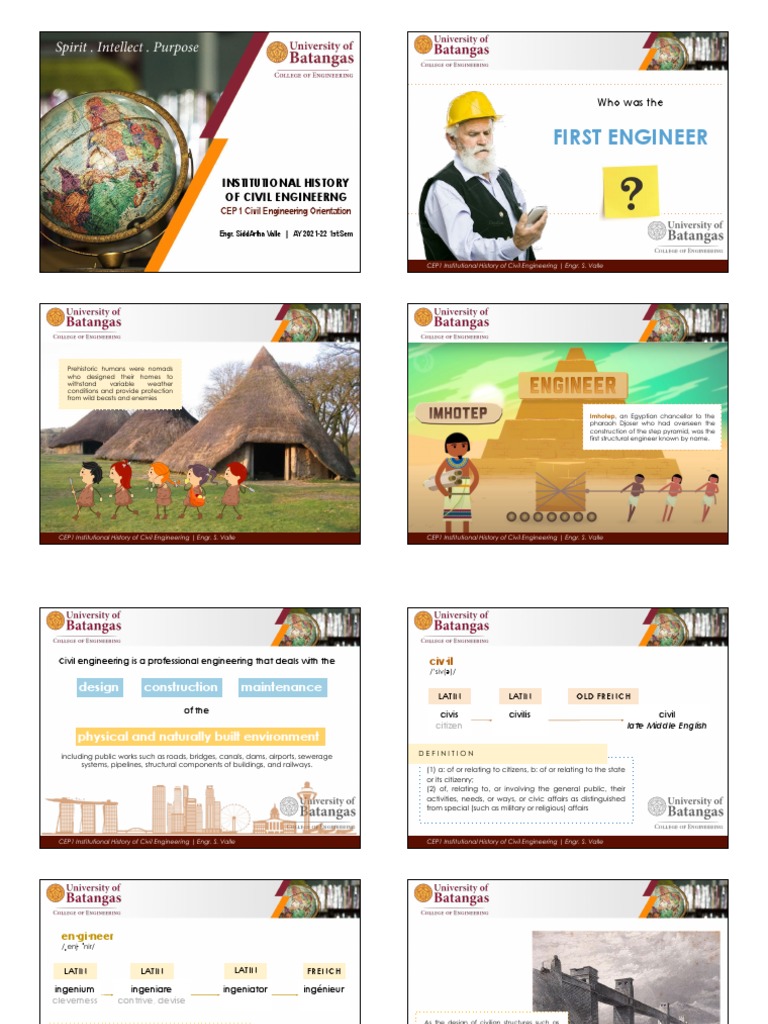 First Engineer: Institutional History of Civil Engineerng | PDF ...