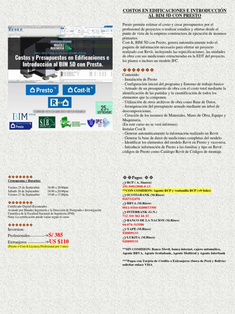 5 Presto | PDF | Autodesk Revit | Informática