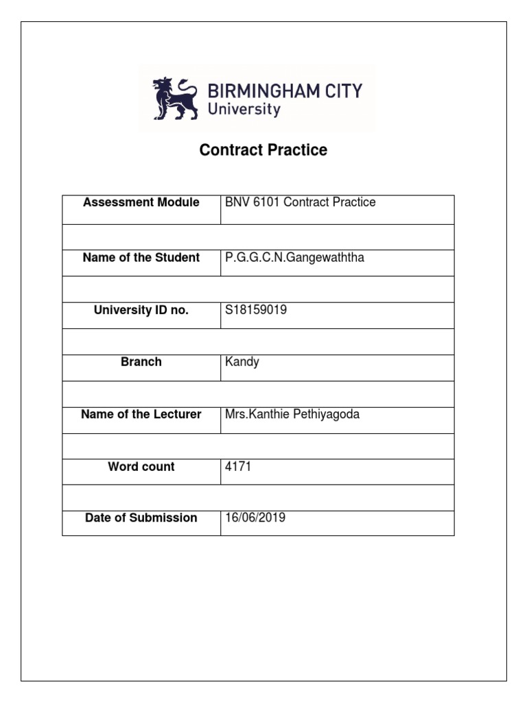 Contract Practice: Assessment Module | PDF | Arbitration | Mediation
