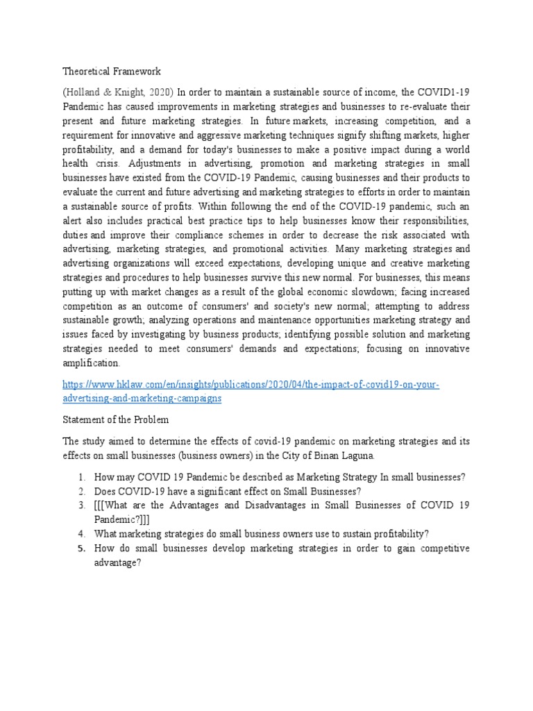 Theoretical Framework | PDF | Marketing Strategy | Marketing