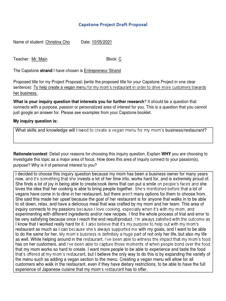 Vegan Menu Proposal for Restaurant | PDF | Menu | Foods